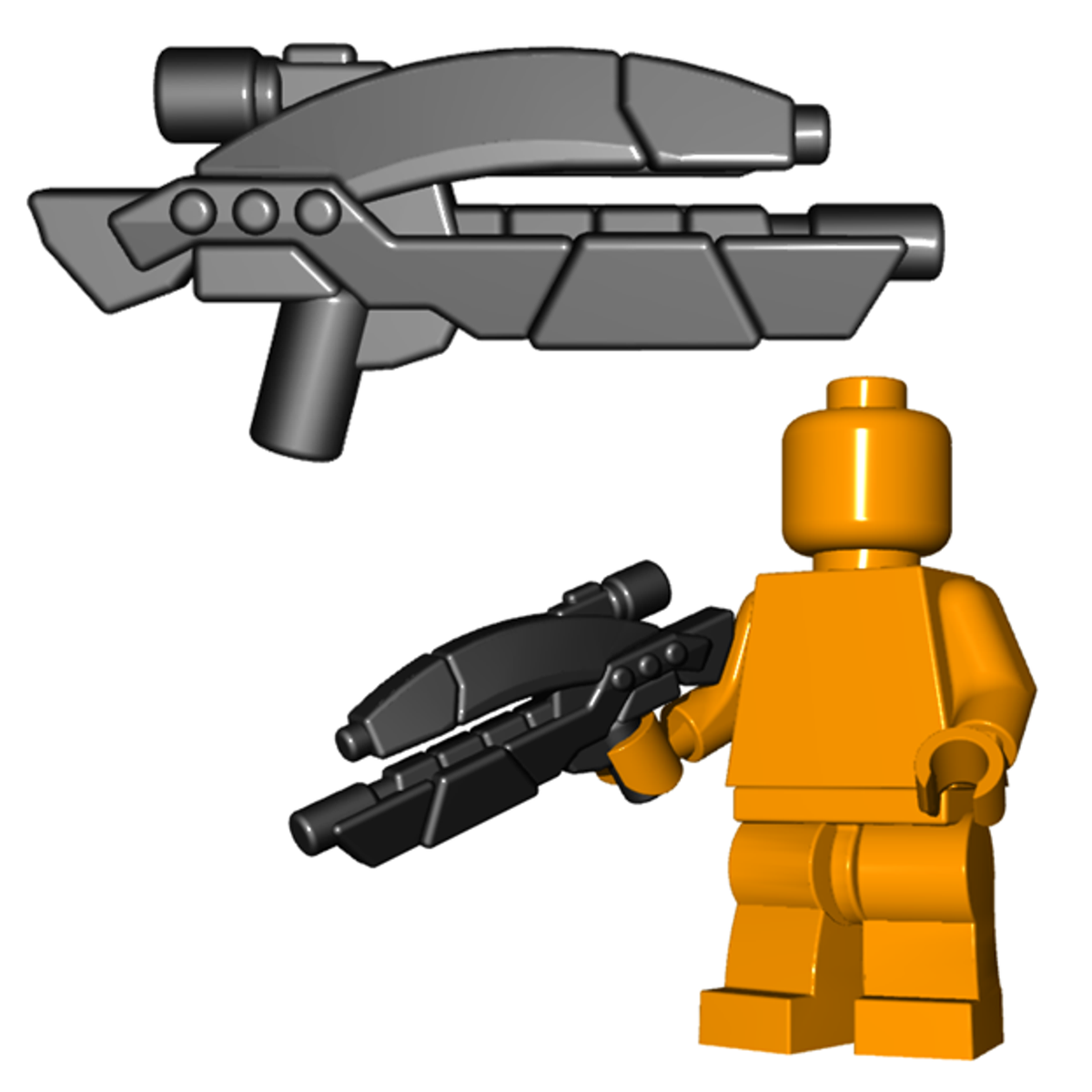 Brickwarriors Vengeance AR Weapon for Minifigures -Pick color- Castle ...