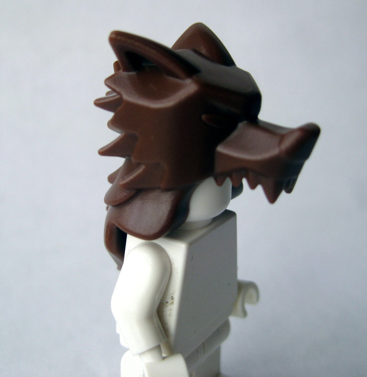 Custom WOLF PELT HELM for Minifigures Black White or Brown -Castle Vik ...