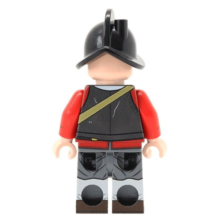 English Civil War Musketeer Red Historical Custom Minifigure - United ...