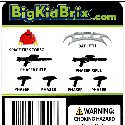 Custom Space Trek Weapons Pack Printed on Genuine Lego Parts -by BKB ...