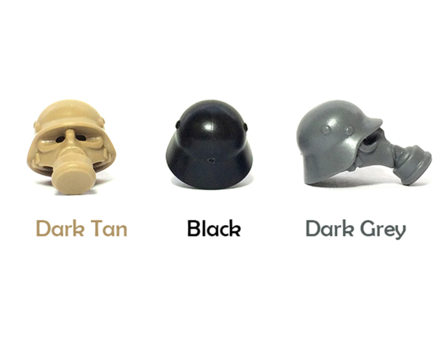 Custom German GAS MASK for Minifigures -Pick your Color! WWII ...