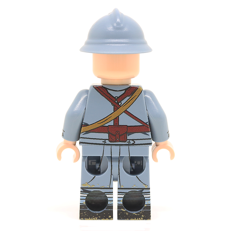 United Bricks WW1 French Soldier French Soldier with Chauchat Minifigu ...