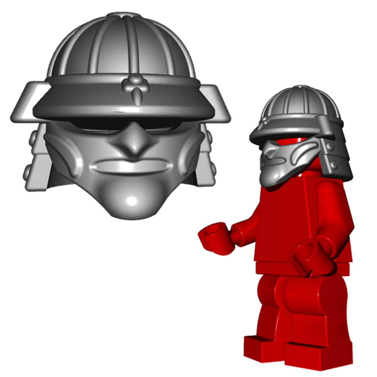 Custom Samurai Helmet for LEGO Minifigures -Pick Color! NEW – Nashvegas ...