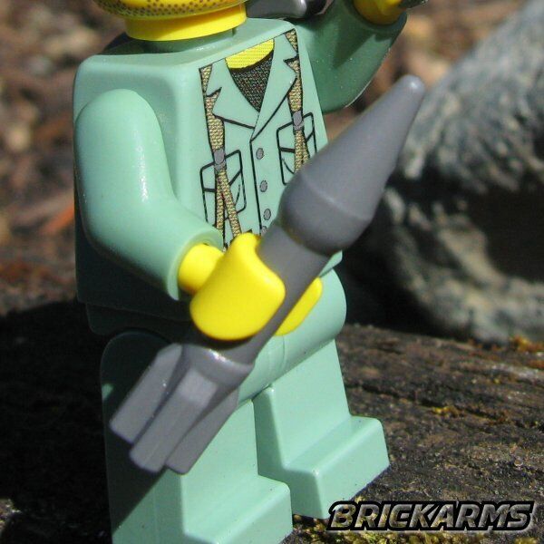 BrickArms M6 Rocket 2 PACK for Minifigure Weapons -Pick Color- NEW ...