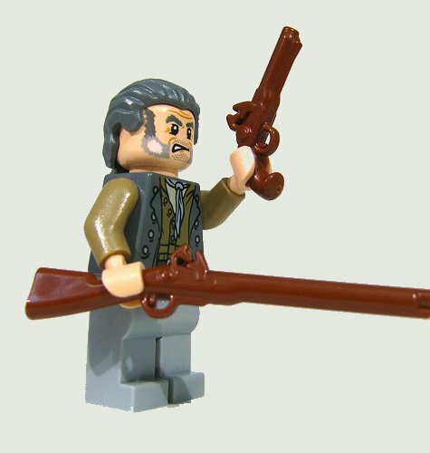 BrickArms FLINTLOCK MUSKET weapon for Minifigures NEW -Black ...