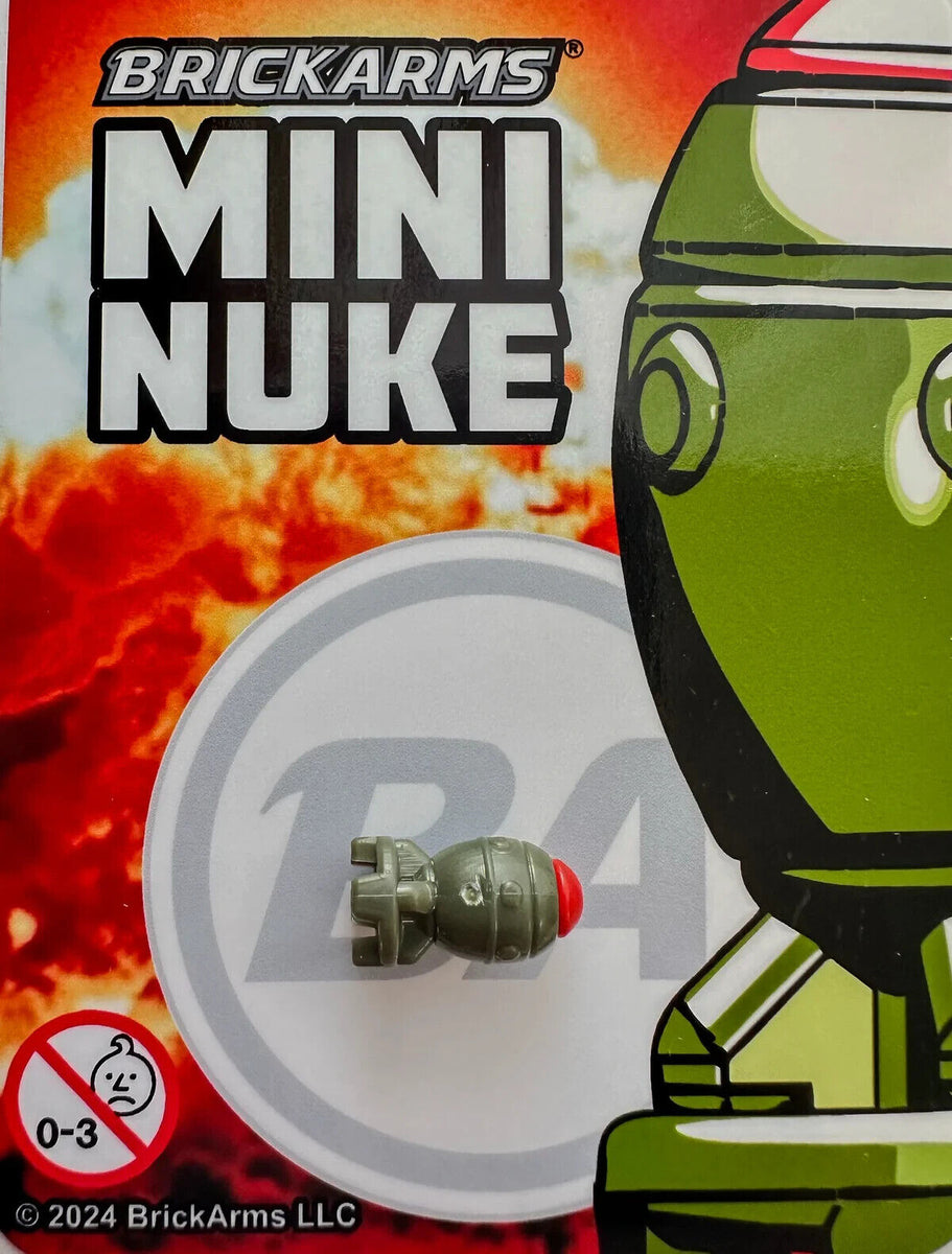 Brickarms MINI NUKE Accessory for Custom Minifigures NEW Apocalypse Wa ...