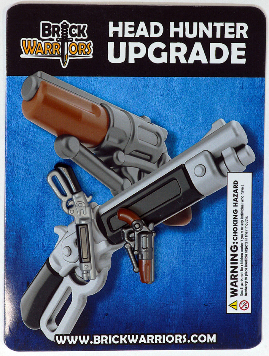Brickwarriors Head Hunter Upgrade Pack for Minifigures NEW Overmolded ...