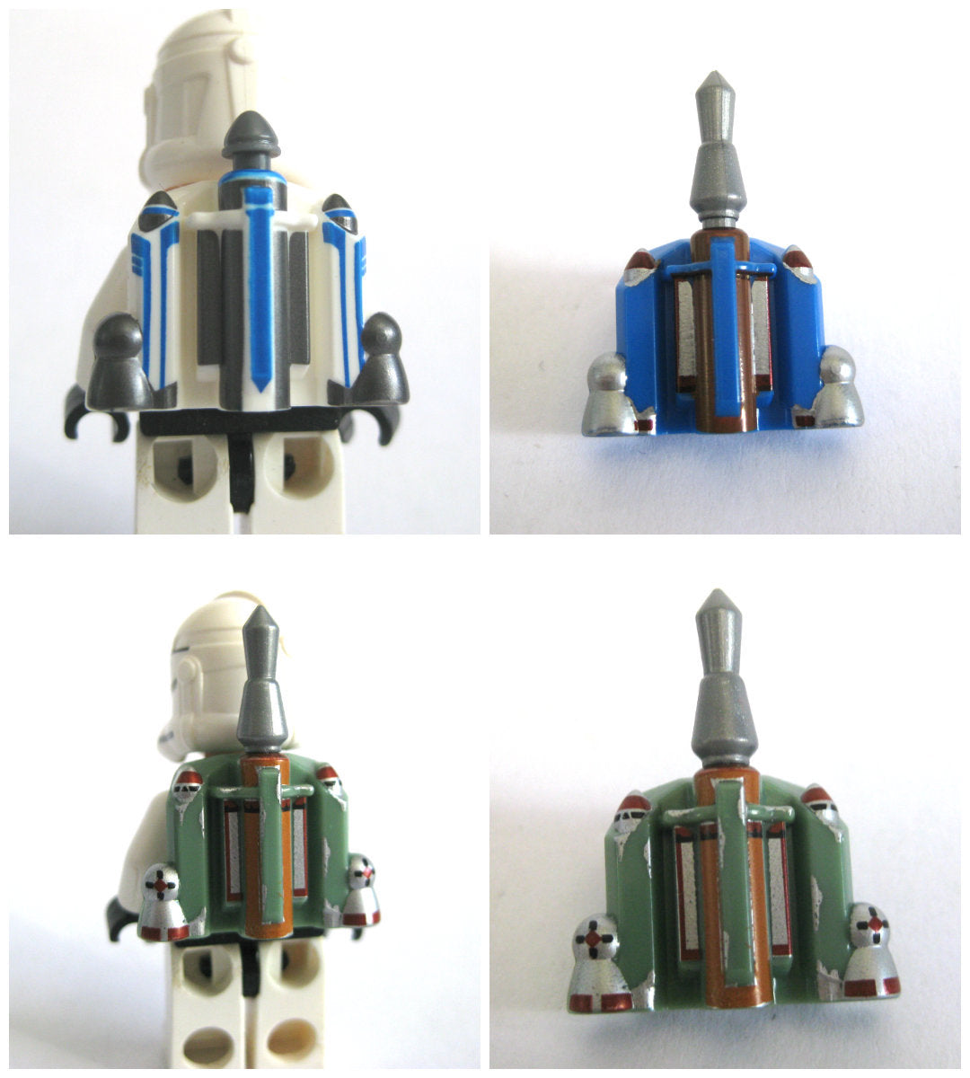 Arealight Custom Printed Jetpacks for Minifigures -Star Wars Clones -P ...