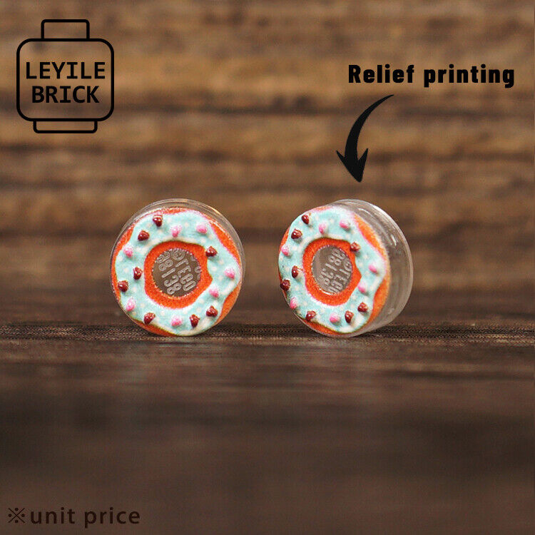 Custom Donut Food Accessories for Minifigures -Pick Style! Leyile Bric ...