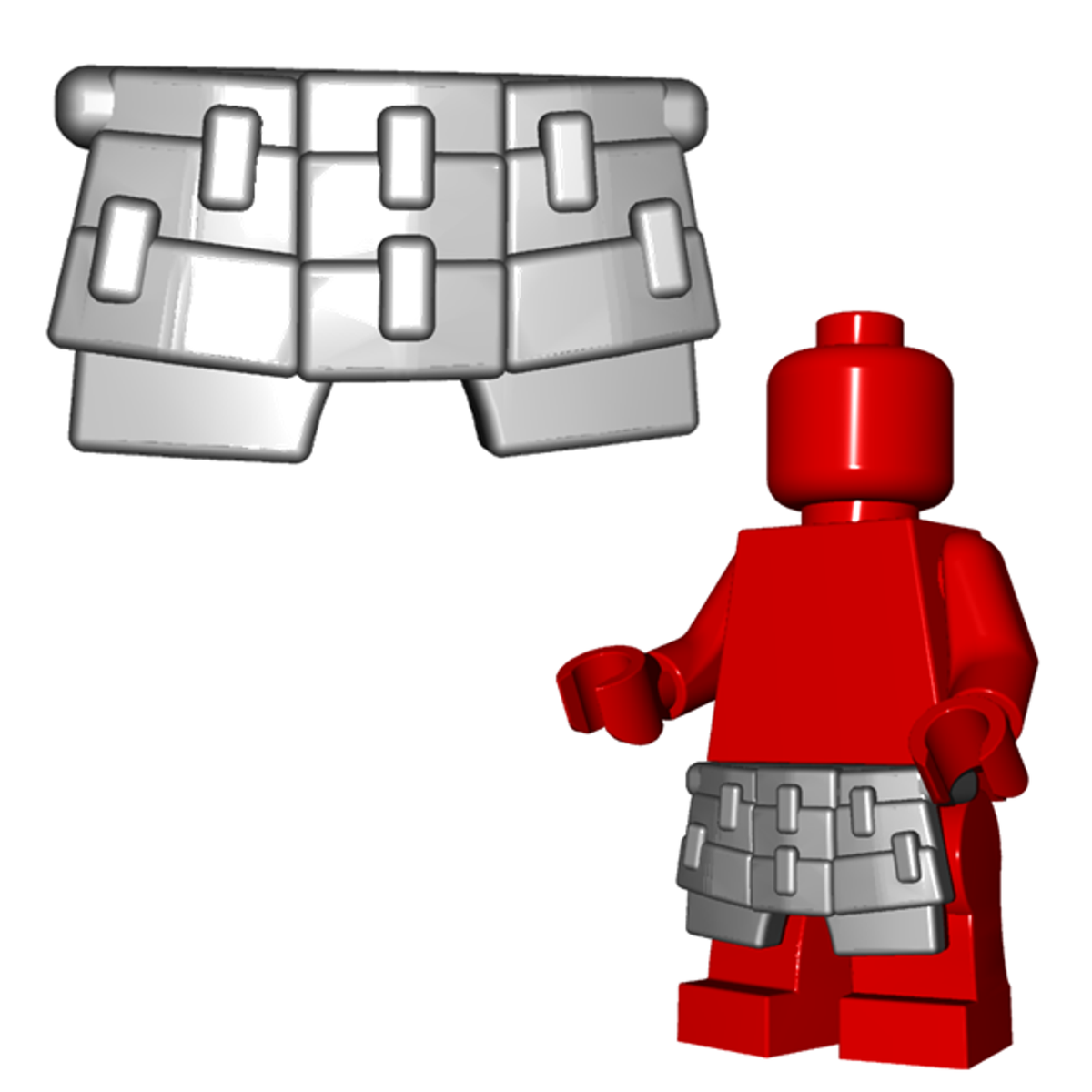 Custom Samurai Kusazuri Waist Armor for Minifigures -Pick Color! NEW ...