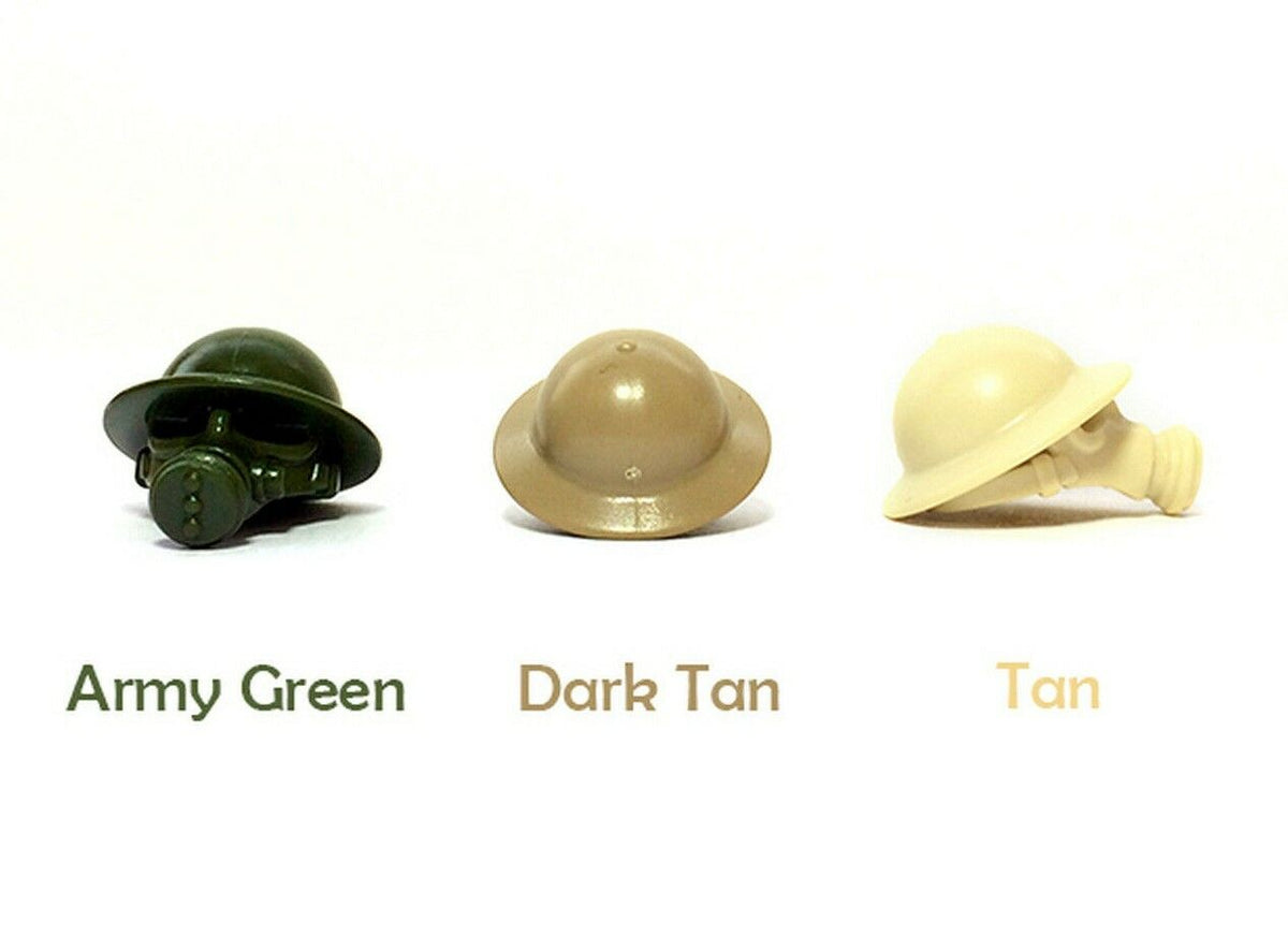 British GAS MASK for Minifigures -Pick your Color! WWII Soldier ...