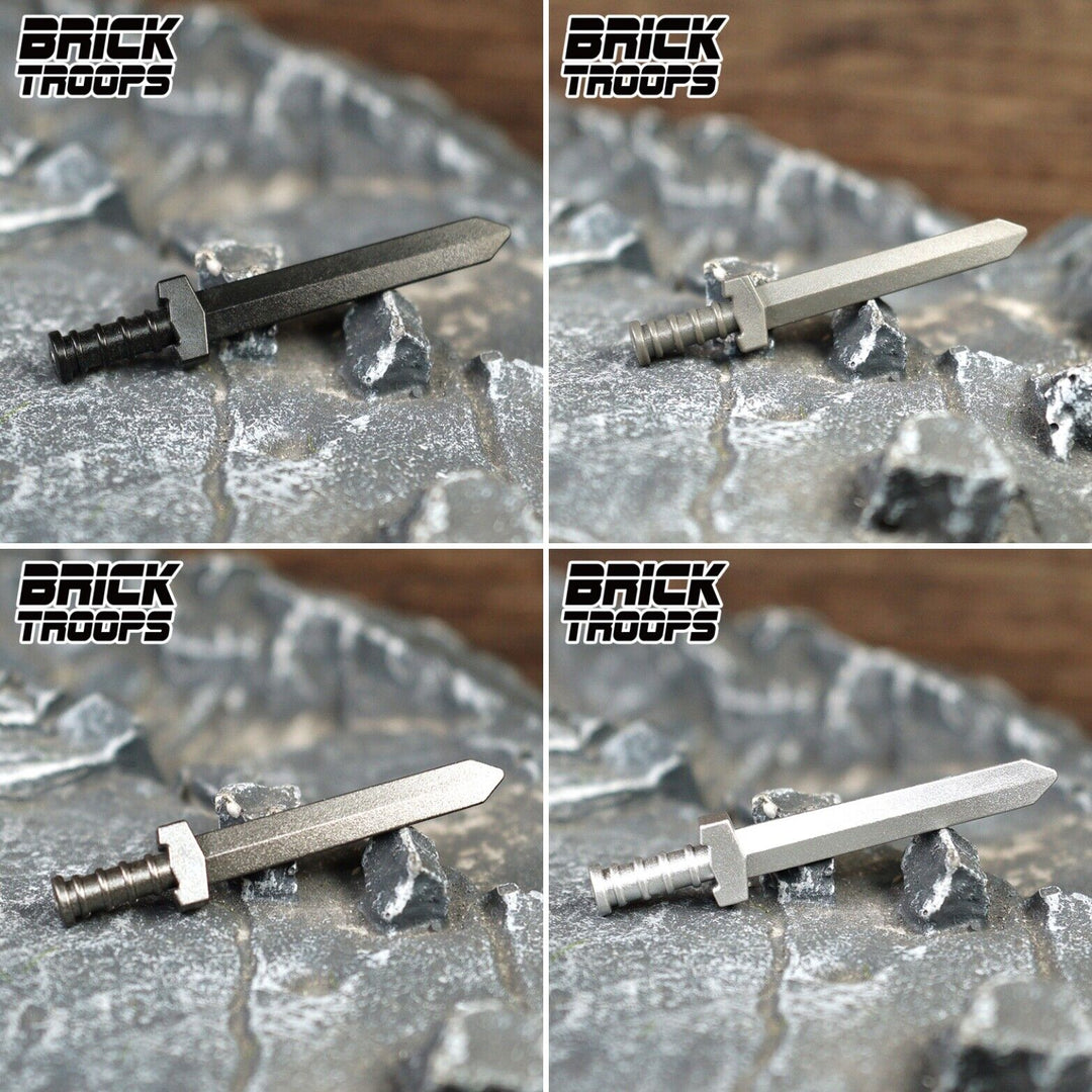Custom Warring States Sword for Minifigures -Pick Color!- Brick Troops ...