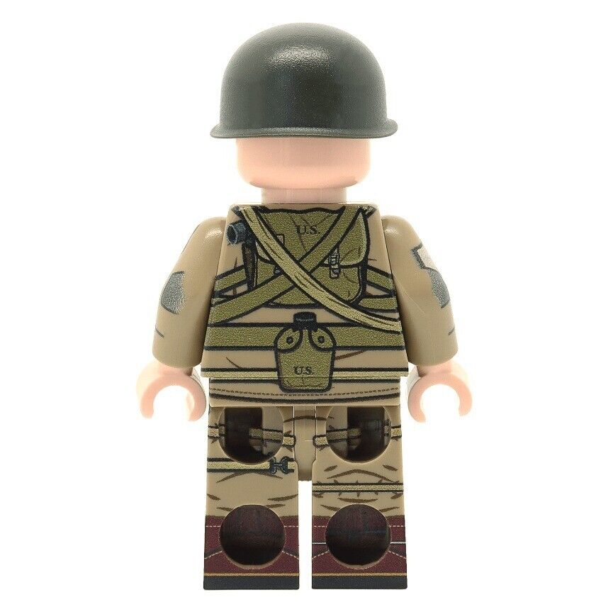WW2 U.S. Paratrooper Minifigure (Variant 2) - by United Bricks ...