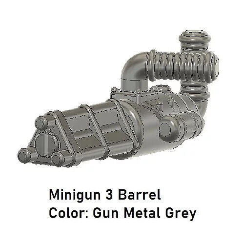 Custom MINIGUN Tri Barrel for Minifigures -Pick Color!- Star Wars NEW ...
