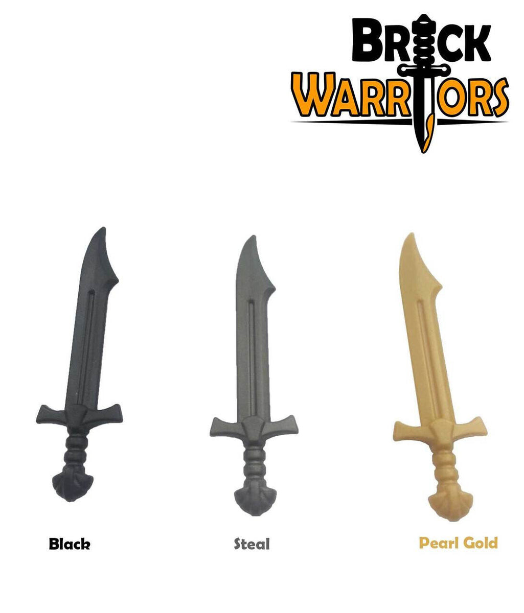 Custom Falchion Sword for Minifigures LOTR Castle -Pick your Color! NE ...