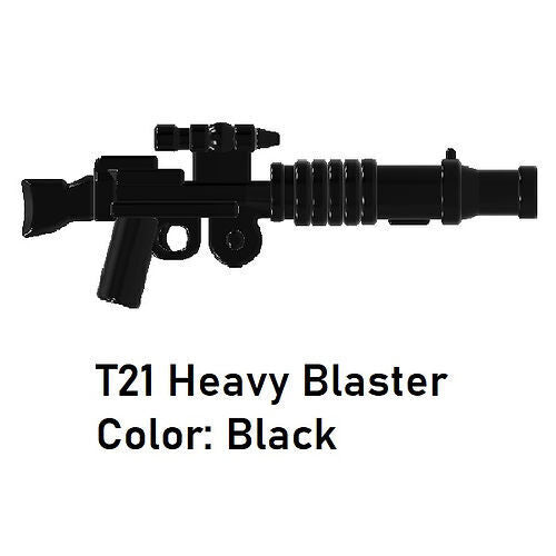 T21 Heavy Blaster Weapon for Minifigures -Pick Color!- Star Wars NEW B ...