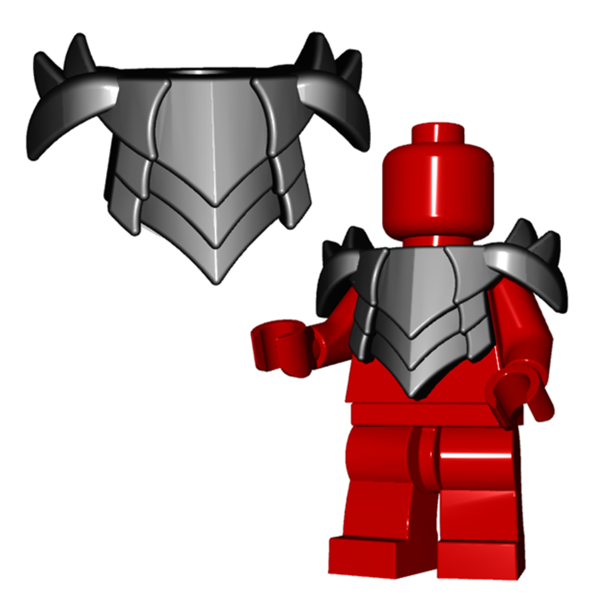 Custom Horned Plate Armor for Minifigures LOTR Castle -Pick your Color ...
