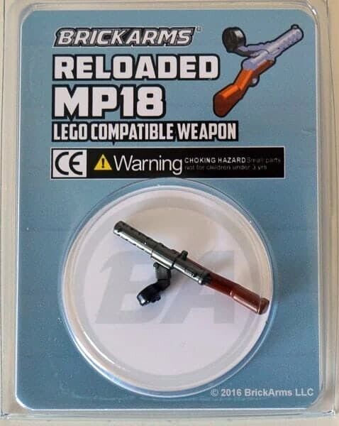 BrickArms MP18 RELOADED Weapon for Custom Minifigures -NEW ...