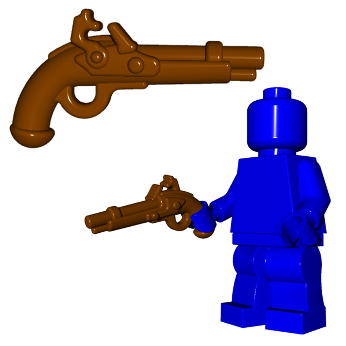 Custom Flintlock Pistol for Minifigures -Pick your Color!- – Nashvegas ...