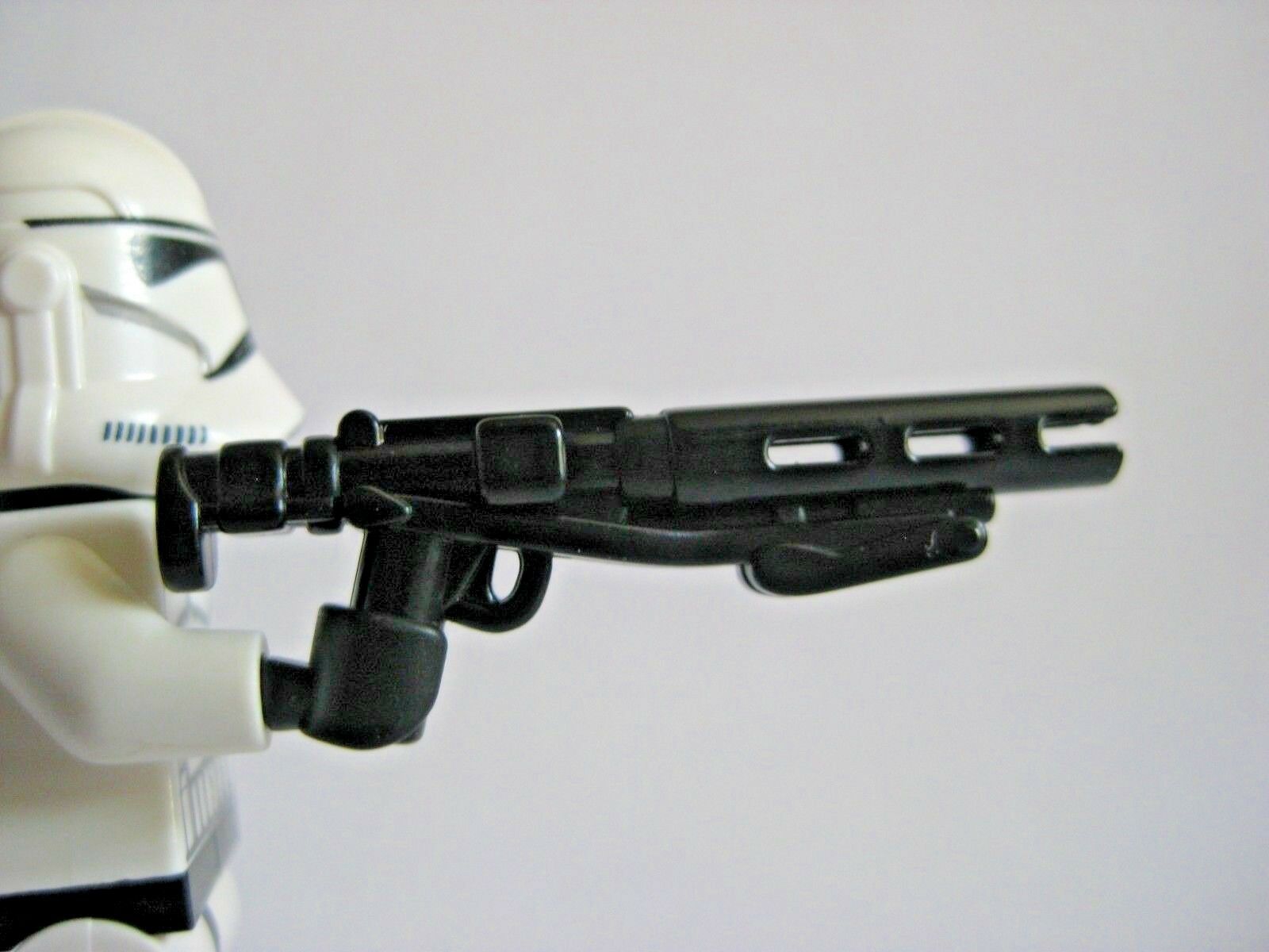 Custom E-11D DEATH TROOPER RIFLE For Minifigs -Star Wars Blaster -Silv ...