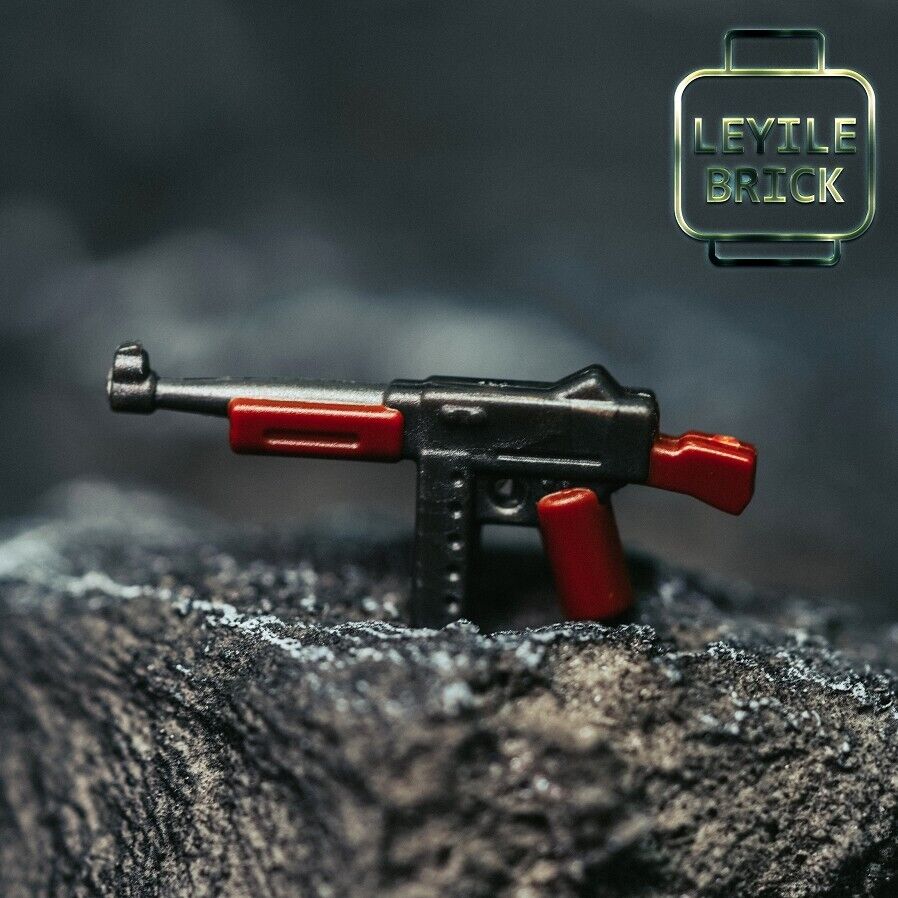 Custom Thompson SMG for Minifigures WWII -NEW- Brick Troops Leyile ...