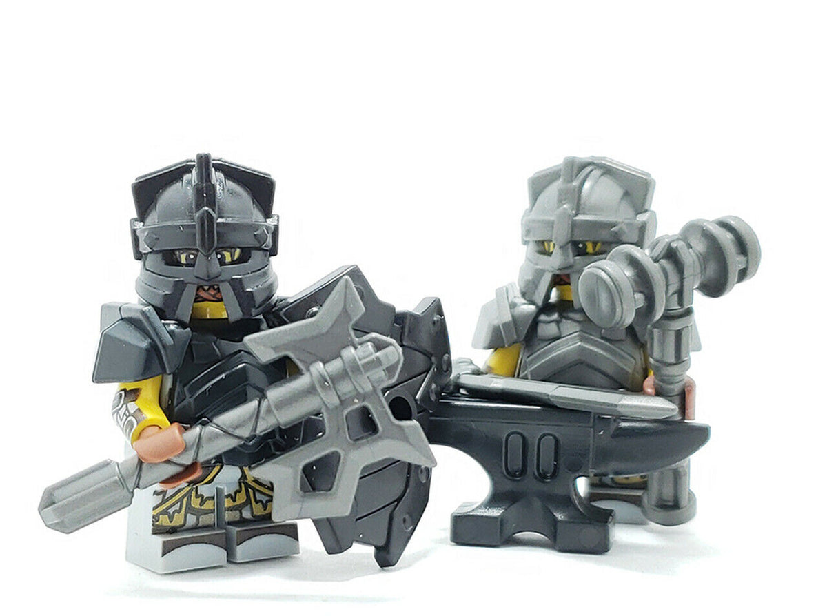 Brickwarriors DWARF AXE for Minifigures -Pick color- Castle LOTR ...