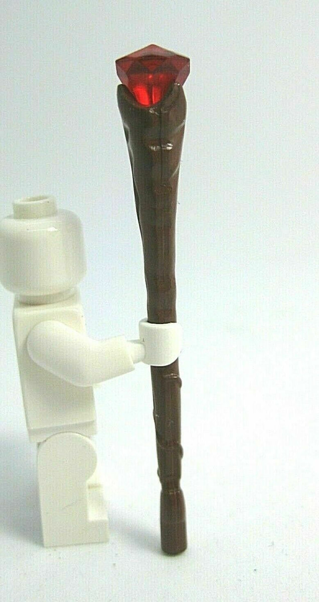 Custom WIZARD STAFF with JEWEL- Pick your Color! Castle LOTR ...