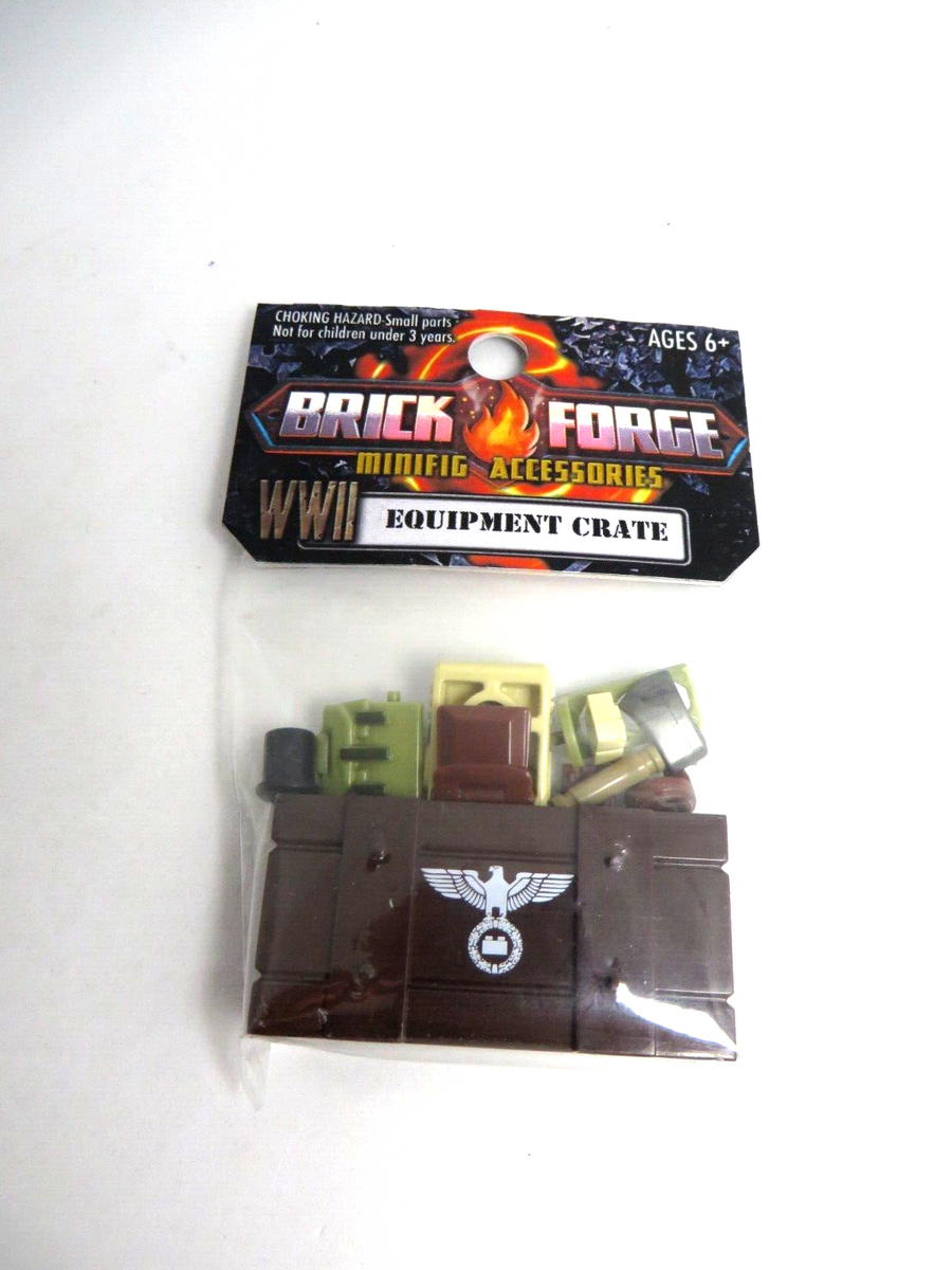 Brickforge Custom Equipment Crate WWII Accessory Pack for Minifigures ...