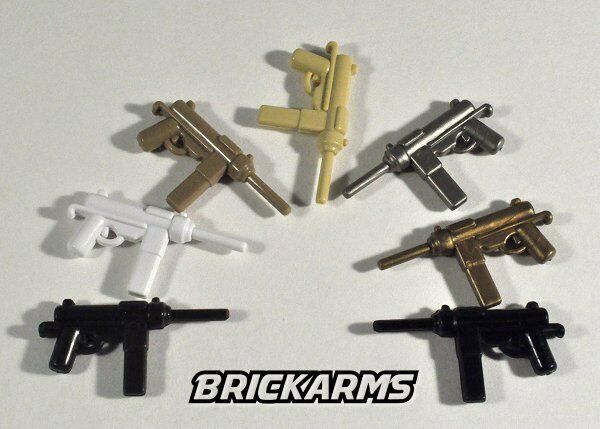 Brickarms M3 GREASE GUN for Mini-figures -WWII Soldiers Military figur ...