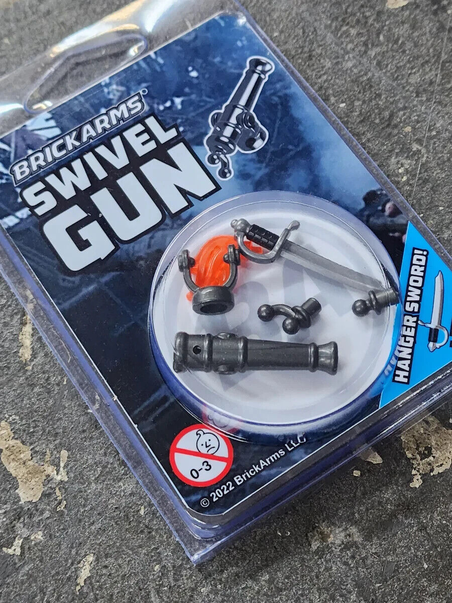 BrickArms Swivel Gun and Hanger Sword for Minifigures NEW – Nashvegas ...