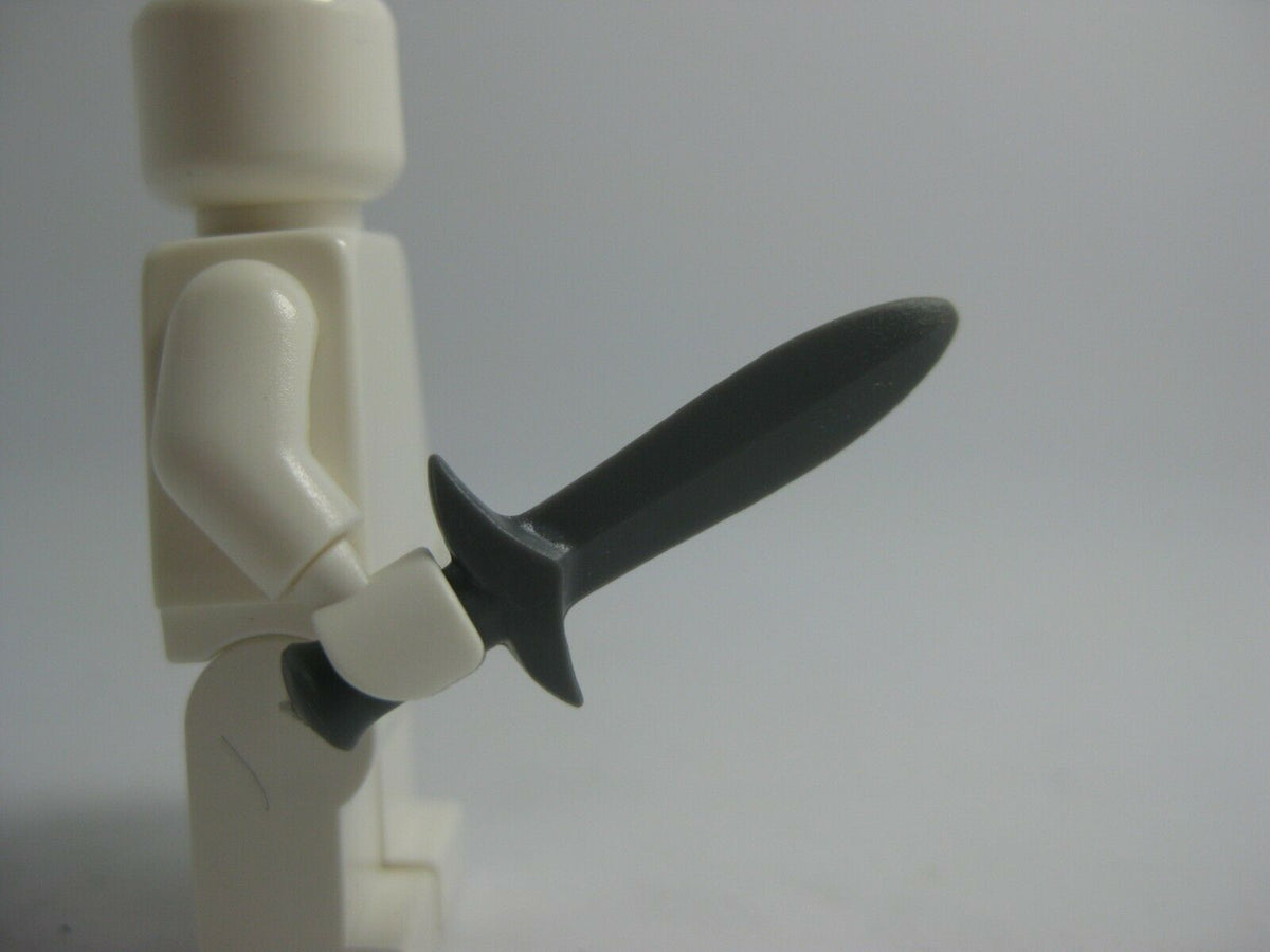Custom Elven Dagger -Dark Bluish Gray- for Minifigures- Brickforge Cas ...