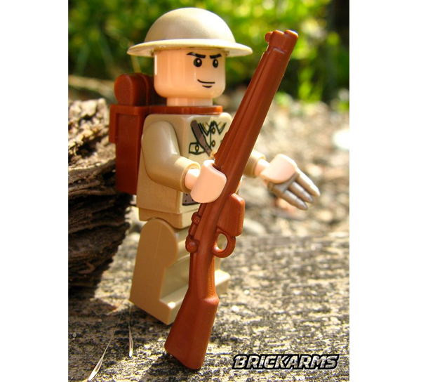 BrickArms SMLE Rifle for Minifigures - Brown- NEW Soldiers – Nashvegas ...