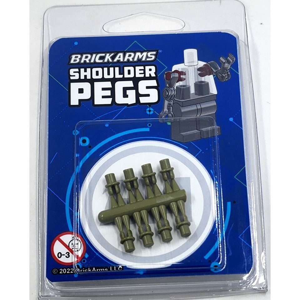 Brickarms Shoulder Pegs 8 Pack for Minifigures -Pick Color!- NEW ...