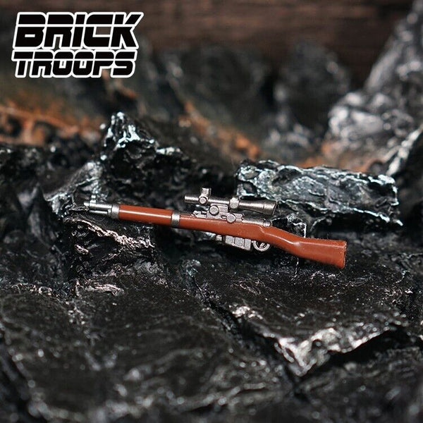 Custom Sniper Rifle for Minifigures WWII -NEW- Brick Troops Leyile 767 ...