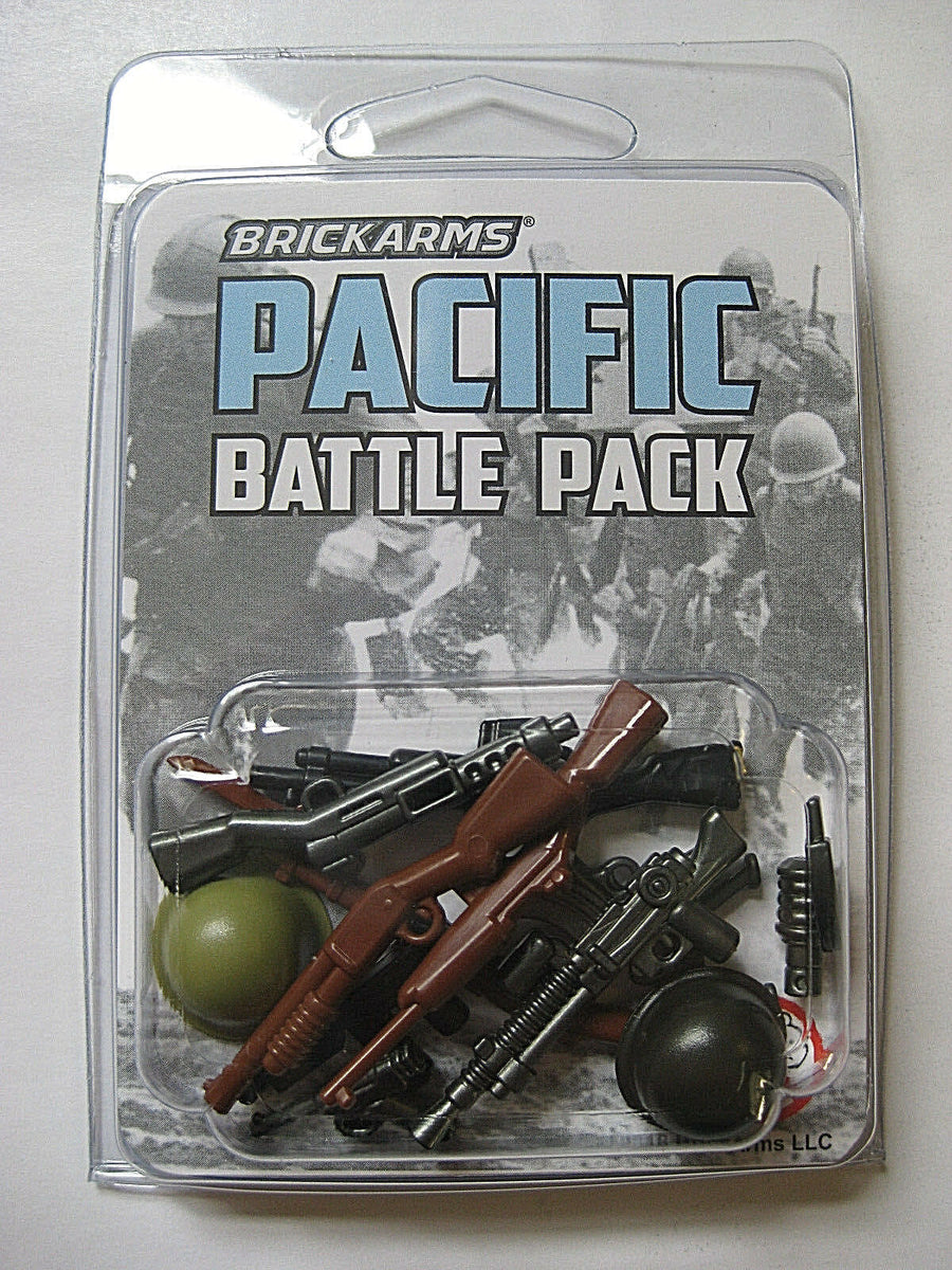 BRICKARMS WWII PACIFIC Weapon Pack 2016 for Minifigures Limited Editio ...