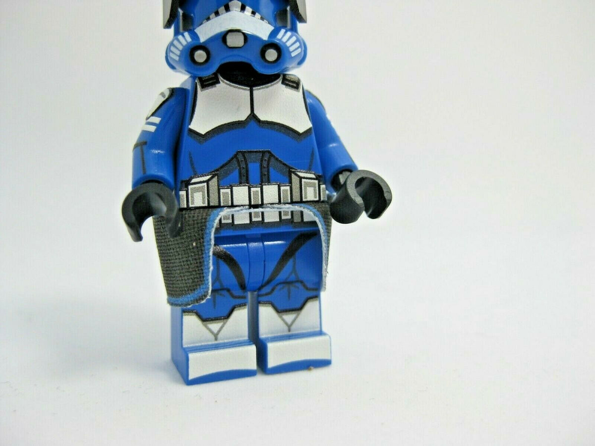 Custom BLUE COMMANDER FOX Clone Minifigure -Fully Printed Body! NEW ...